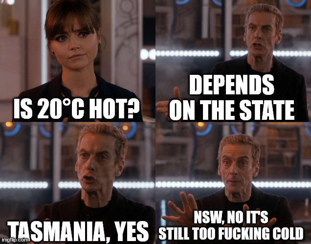20°C in Australia - Imgflip