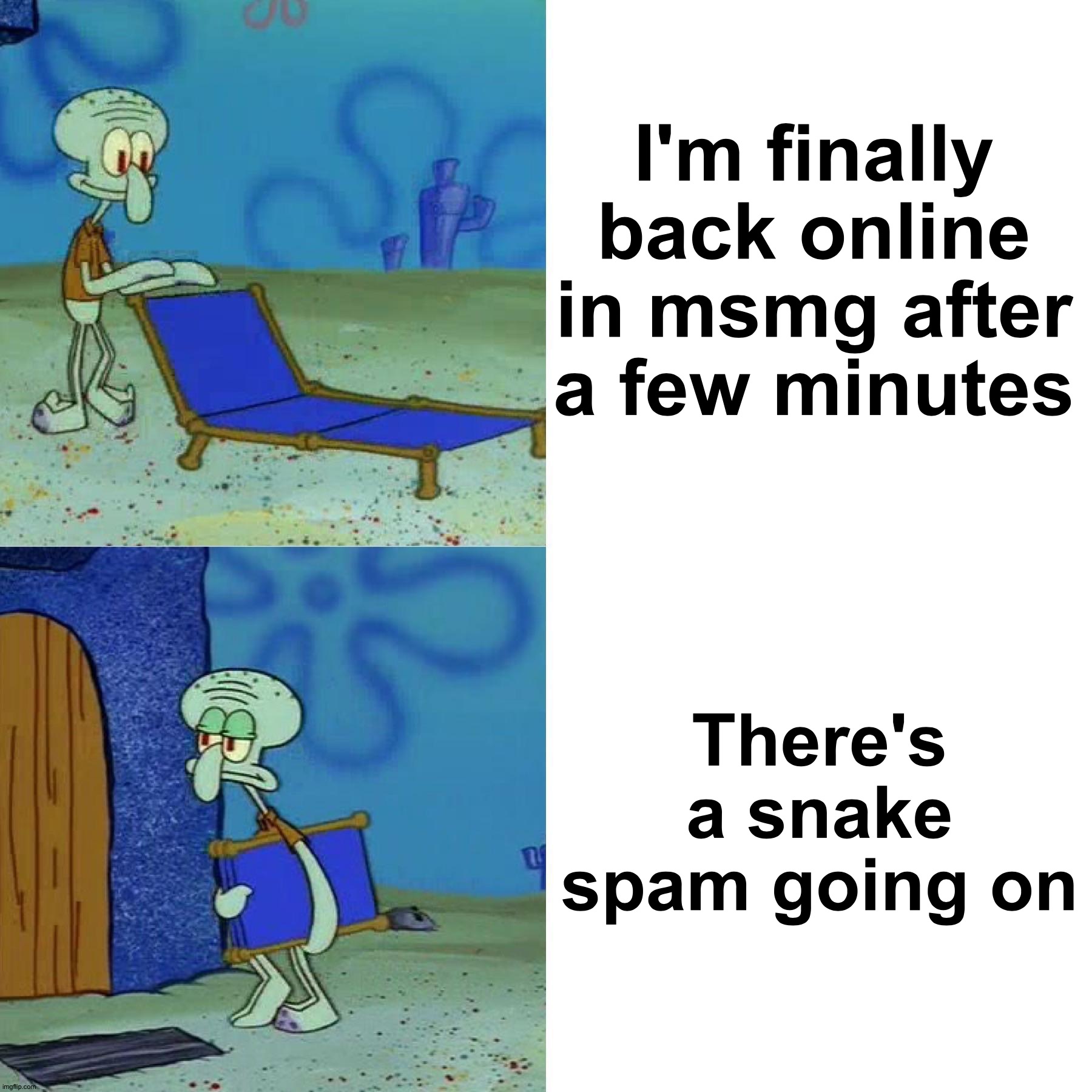 Squidward chair - Imgflip