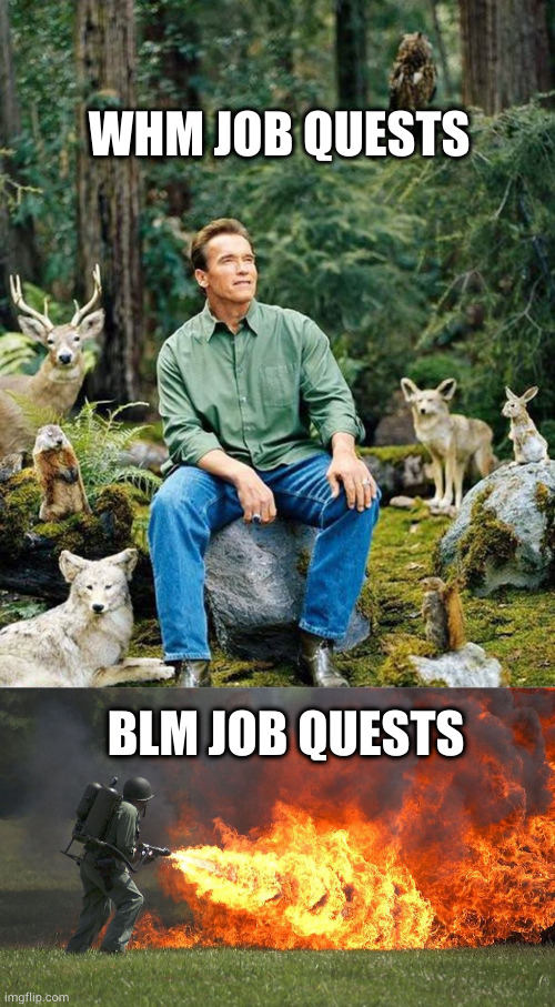 Image tagged in arnold nature,flammenwerfer - Imgflip