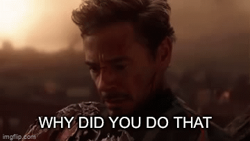Why did you do that? - Imgflip