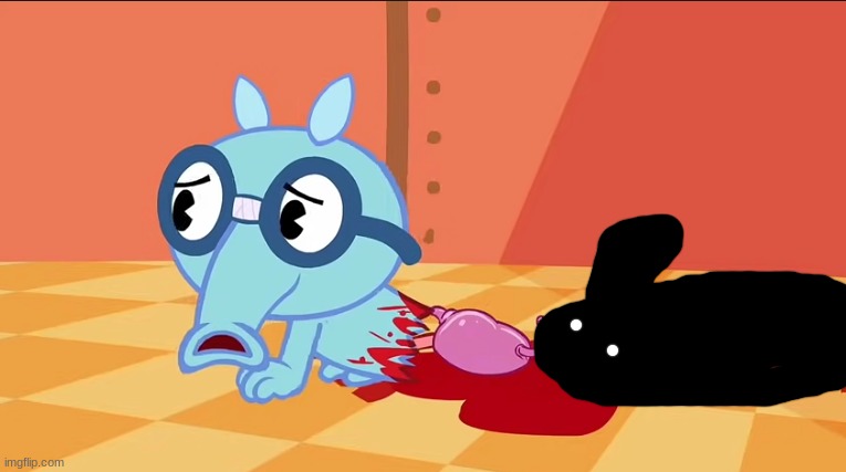 he protec, he attac, but most importantly, he eat sniffles' organs as a ...