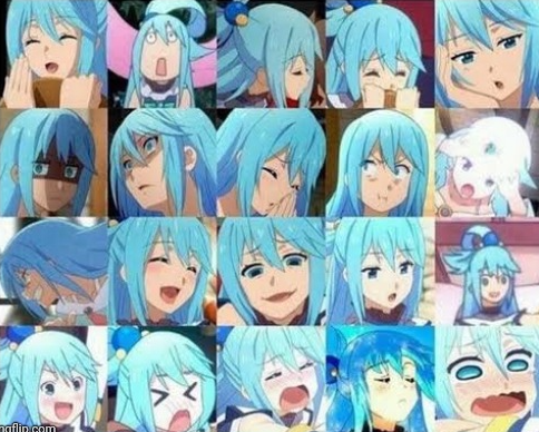aqua expressions Blank Template - Imgflip