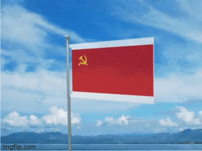 Soviet flag flying - Imgflip