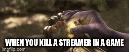 When you kill a streamer - Imgflip