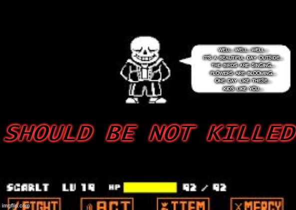 when sans become a noob - Imgflip