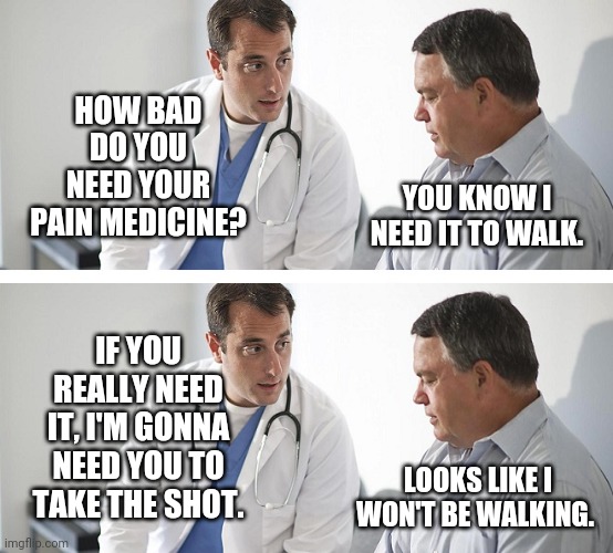 Be ready for this to happen if you're dependent on prescription ...