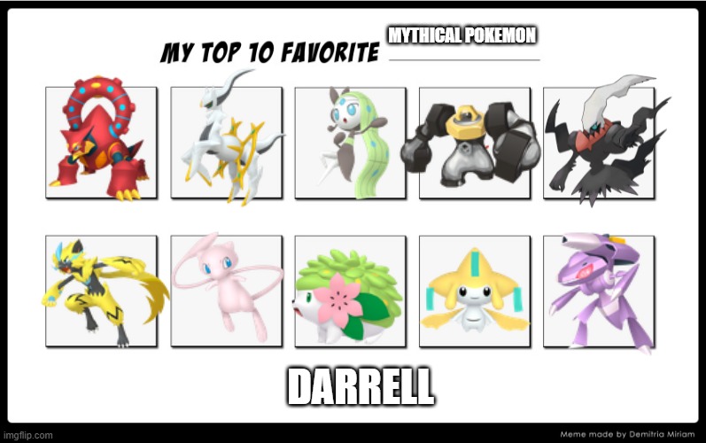pokemon mythical - Imgflip
