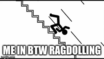 Falling down the stairs - Imgflip