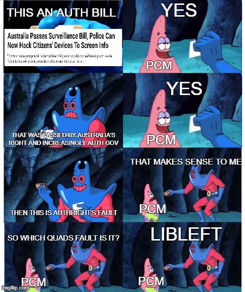 PCM when it isn't Libleft's fault - Imgflip