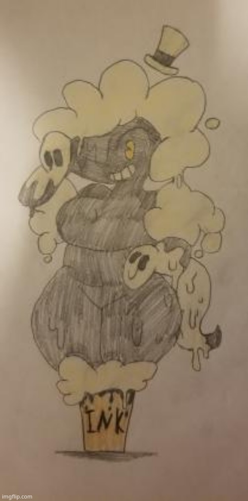 My friend drew his OC Ink-Chan- - Imgflip