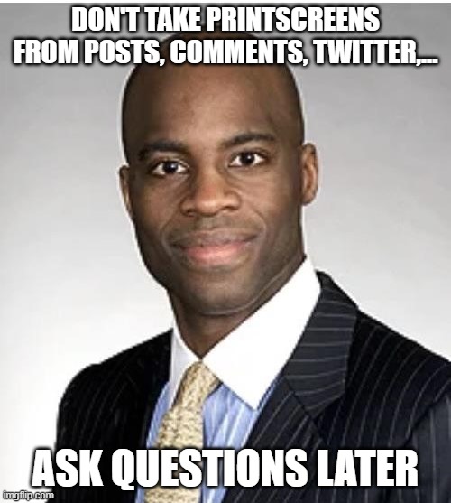 Ask questions later - Imgflip