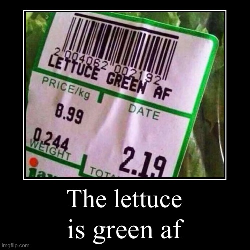 The lettuce - Imgflip