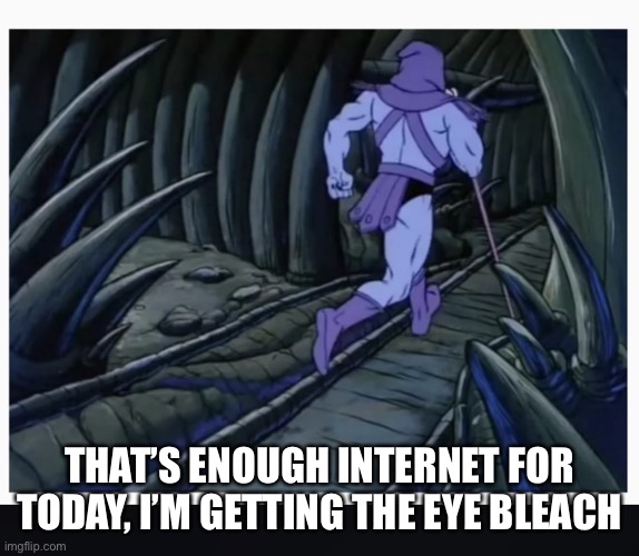 Skeletor running - Imgflip