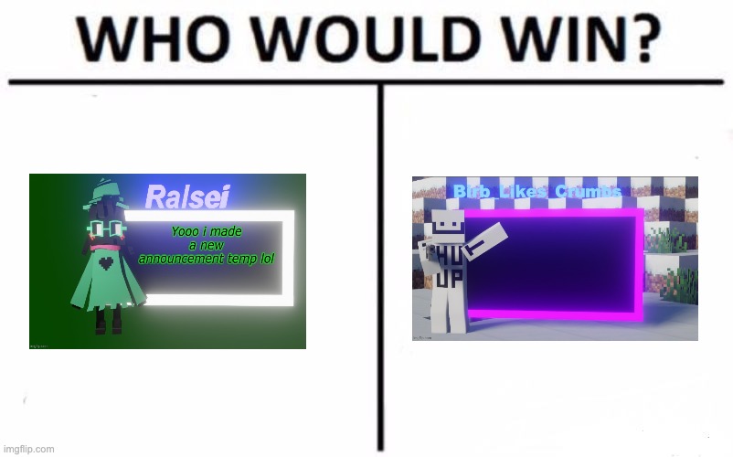 Ralsei's New Temp - Imgflip