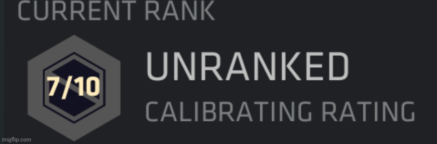 still unranked and wondering what rank would i get - Imgflip