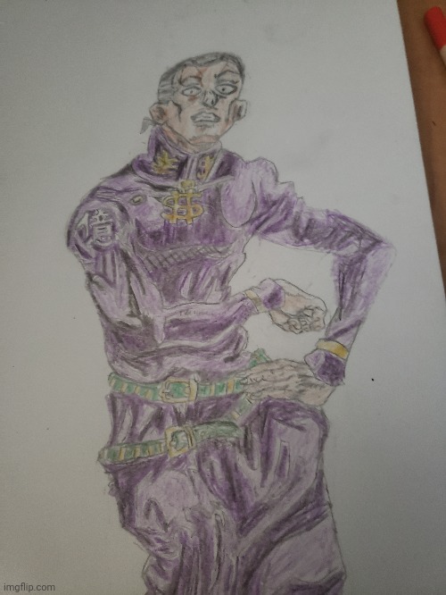 Might draw Za Hando next (even though this took around 6⅞ hours)] - Imgflip