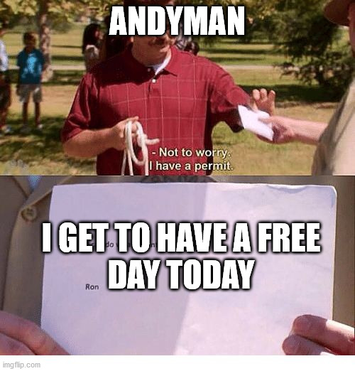 I have a permit - Imgflip