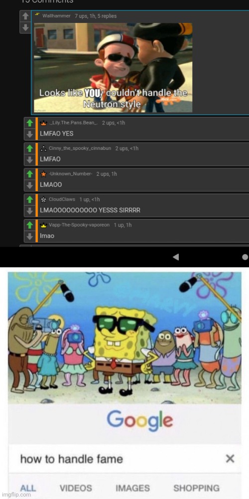 Image tagged in how to handle fame - Imgflip