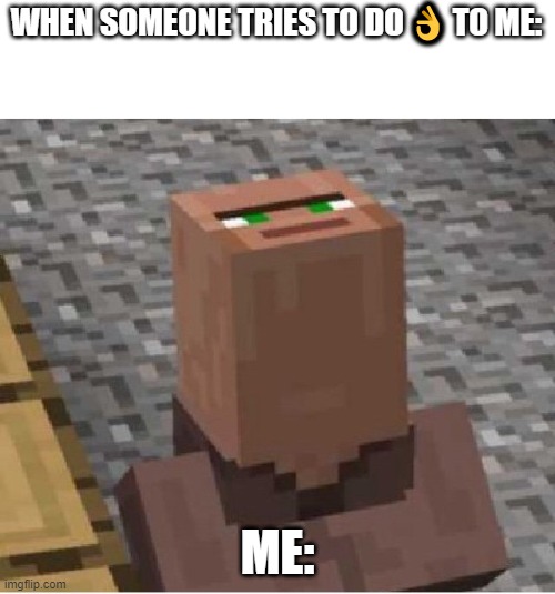 Minecraft Villager Looking Up - Imgflip