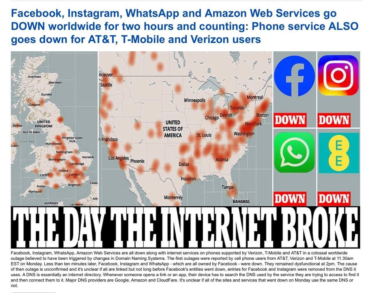 The Day the Internet Broke - Imgflip
