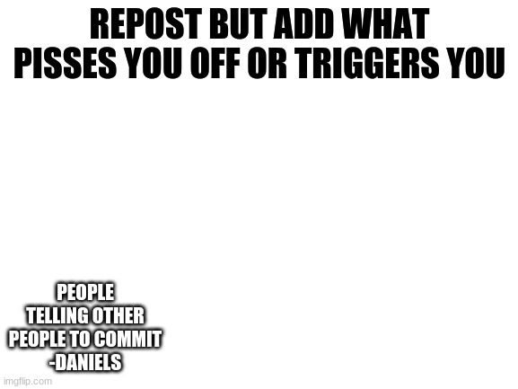 Blank White Template - Imgflip