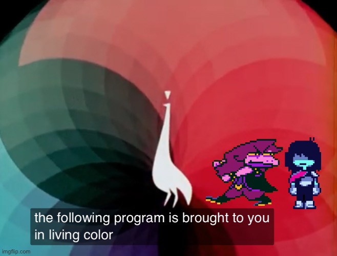The following program is brought to you in living color - Imgflip