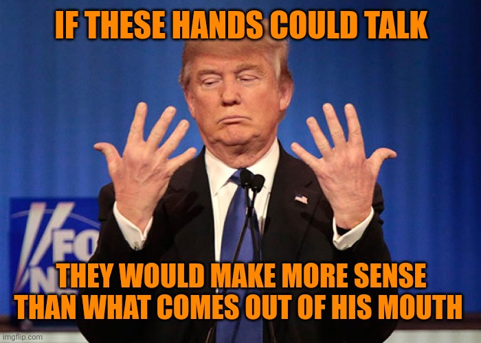 Image tagged in tiny trump hands - Imgflip