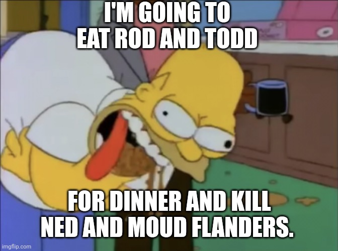 Crazy Homer - Imgflip