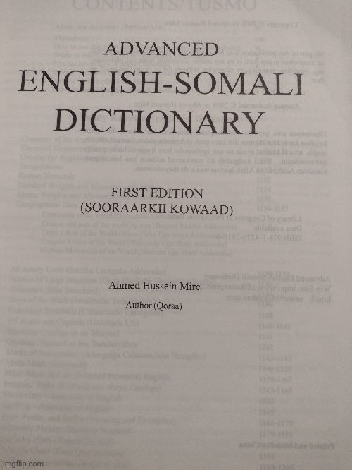 Ridiculously expensive English - Somali Dictionary : r/LearnSomali