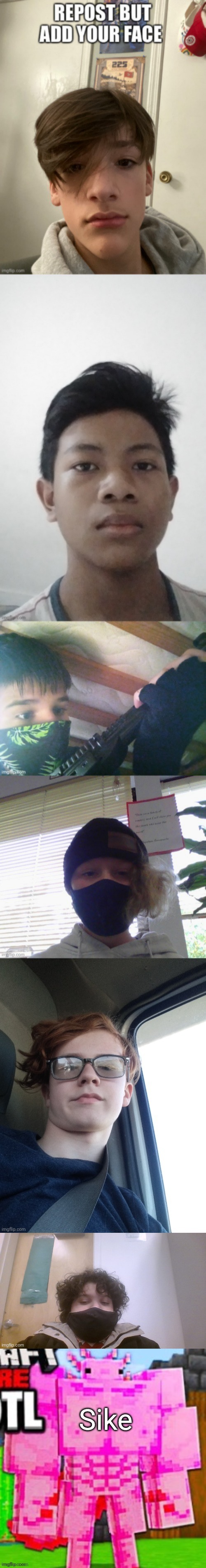 I alr did face reveal B4 so idrc ig - Imgflip