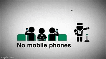 No mobile phones - Imgflip