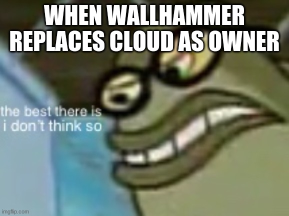 i am the human version of bubble bass (wallhammer: she's still owner bruh) - Imgflip