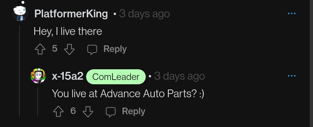 You live at Advance Auto Parts? Blank Template - Imgflip