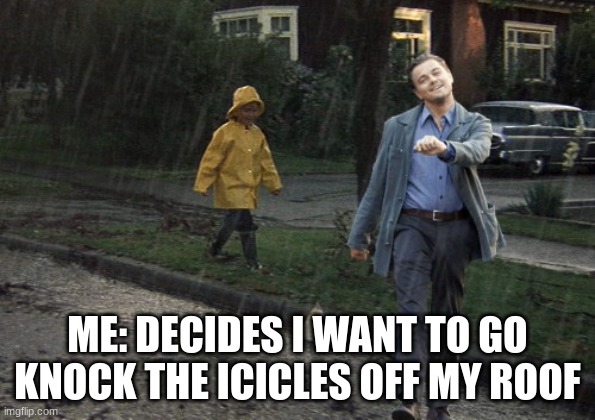 Leo takes a happy walk in Derry, Maine - Imgflip