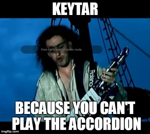 Image tagged in keytar - Imgflip