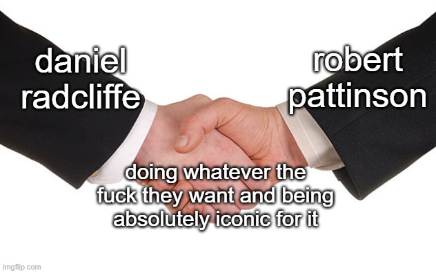 daniel radcliffe and robert pattinson - Imgflip