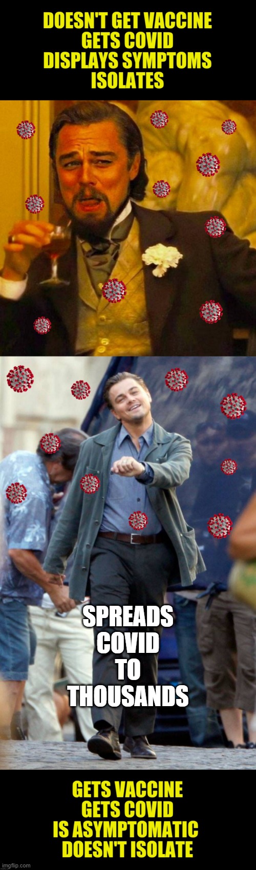 Vaccinated spread Covid - Imgflip