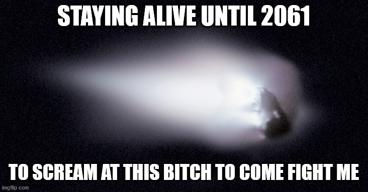 I ain't never met anybody named Halley - Imgflip