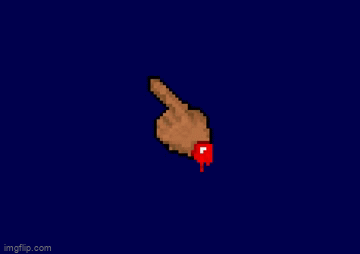 Bloody Cursor Hand - Imgflip