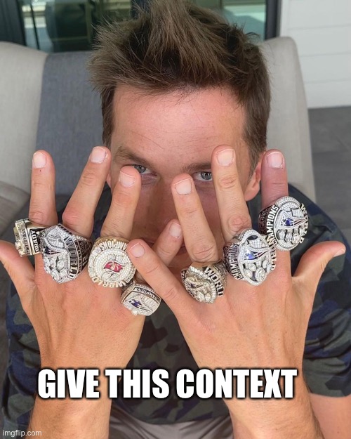 Image tagged in tom brady 7 rings temp - Imgflip