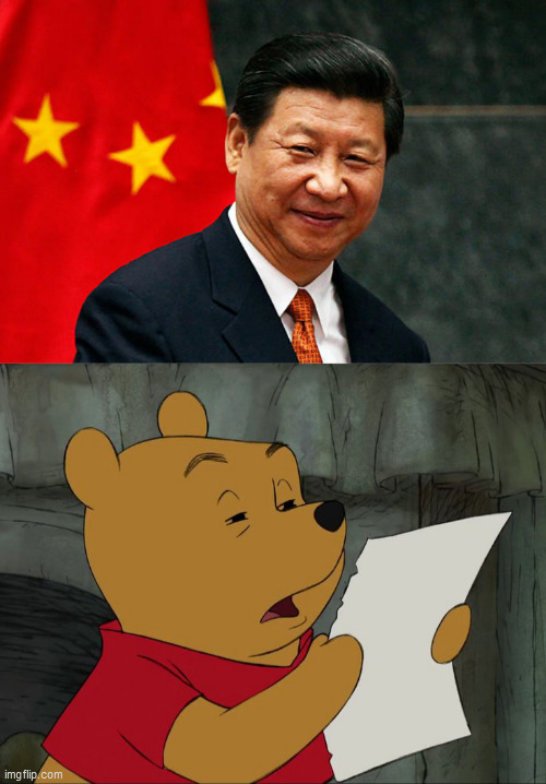 Image tagged in xi jinping,winnie the pooh - Imgflip