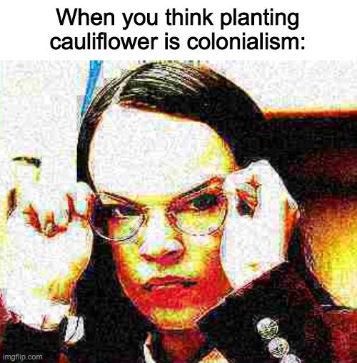 Big brain AOC demonstrating her superior intellect XD - Imgflip