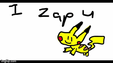 zapping ash with pikachu - Imgflip
