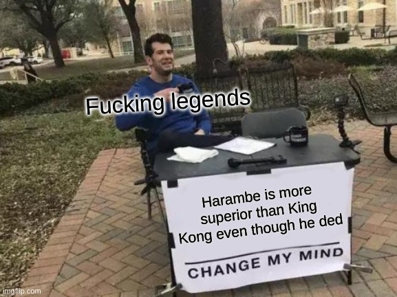 Harambe R.I.P 4eva - Imgflip