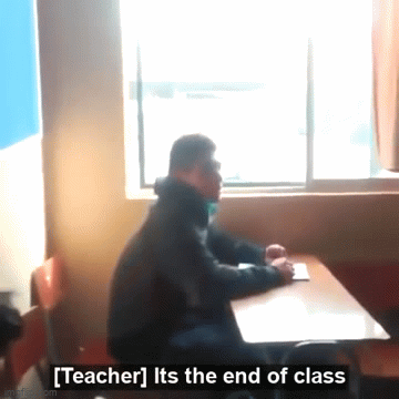 That one kid who reminds the teacher about homework - Imgflip