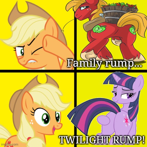 Applejack gets an eyeful - Imgflip