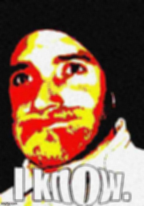 Joshua Sasse Chad I know deep-fried 6 - Imgflip