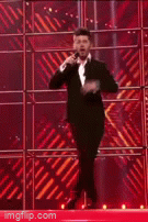 A gif for when a funny leg dance is required - Imgflip