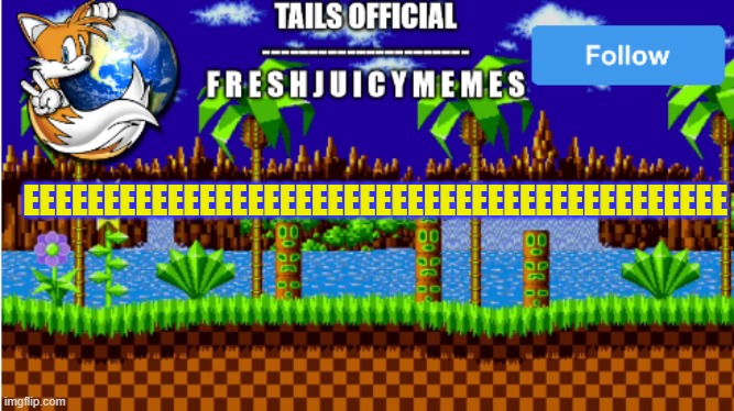Image tagged in tails official's announcement template - Imgflip