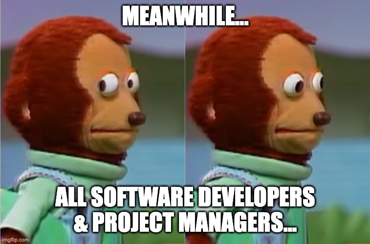 puppet Monkey looking away - Imgflip